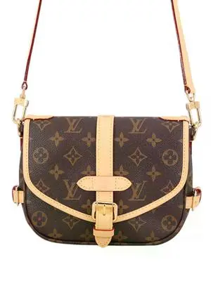 LOUIS VUITTON 2021-2026 Monogram Saumur Bb Satchel - Brown