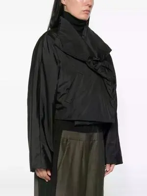 LUTZ HUELLE Bow-detail Cropped Jacket
