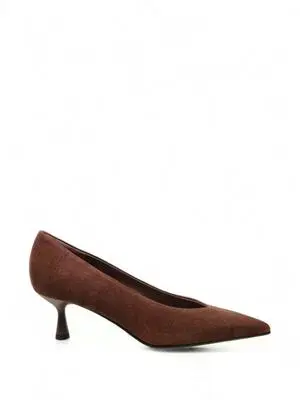 SERGIO LEVANTESI Pointed-toe Suede Pumps - Brown
