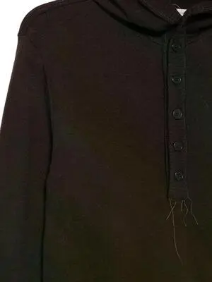 CAMIEL FORTGENS Balacalva Button-up Hoodie