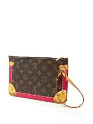 LOUIS VUITTON 2018 Monogram Summer Trunks Neverfull Mm Pouch - Brown