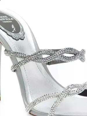 Rene Caovilla Cleo Rhinestone-embellished Sandals