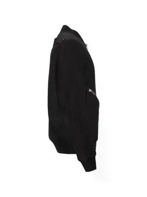 Rick Owens Heizer Flight Ramie Moleskin Jacket