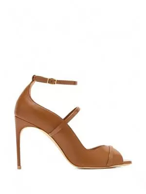 MALONE SOULIERS Cynthia Leather Sandals - Brown