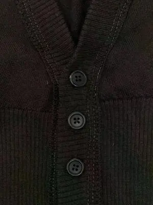 CAMIEL FORTGENS Button-fastening Knitted Hood