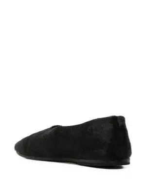 Marsèll Brushed-texture Ballet Flats