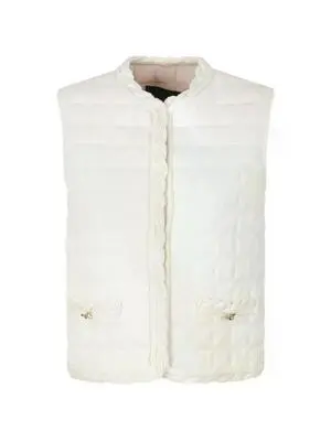 Fabiana Filippi Quilted Cable-knit Gilet