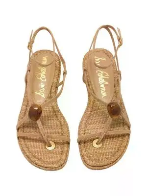 Sam Edelman Rillie Strappy Suede Sandals - Neutrals