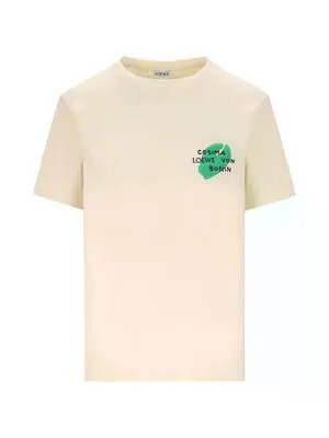 Loewe X Cosima Von Bonin Embroidered T-shirt - Neutrals