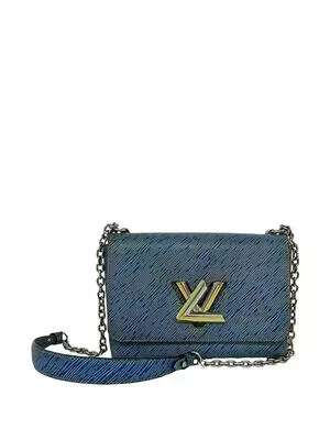 LOUIS VUITTON 2017 Epi Denim Twist Mm Crossbody Bag - Blue