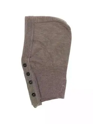 CAMIEL FORTGENS Button-fastening Ribbed-trim Hood