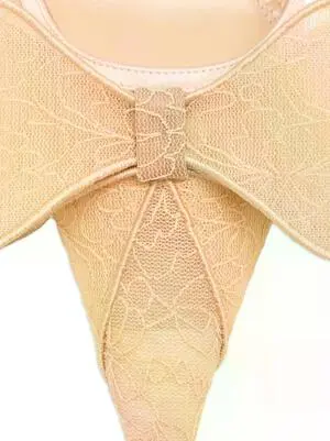 Mach & Mach Le Cadeau Lace Slingback Pumps