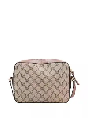 Gucci 2016-2026 Small Gg Supreme Horsebit 1955 Crossbody Bag - Neutrals