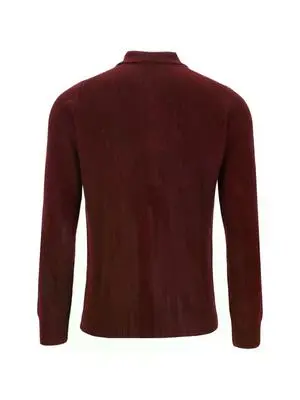 Al Duca D'aosta Ribbed-knit Polo Shirt