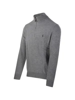 Ralph Lauren Logo-embroidered Quarter-zip Sweater
