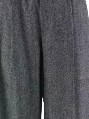 SA SU PHI Pleated Wide-leg Trousers - Grey