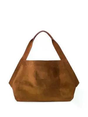 Shinola Derby Suede Shoulder Bag - Brown