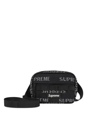 Supreme Logo-print Shoulder Bag - Black