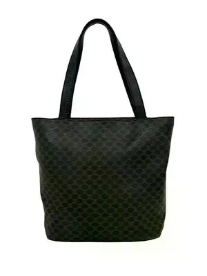 Celine 1997 Macadam Coated Canvas Tote Bag - Brown