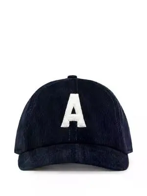 AUTRY Corduroy Logo-patch Baseball Cap - Blue