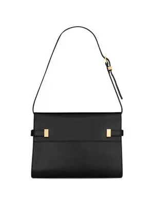 Saint Laurent Small Manhattan Flap Leather Tote Bag