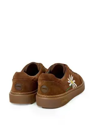 Camper Runner Twentyfive Floral-embroidered Sneakers