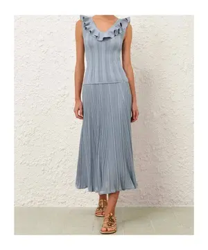 Zimmermann Ruffled Tank Top