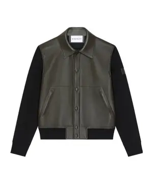 Givenchy Mix Material Blouson With Paris Patch