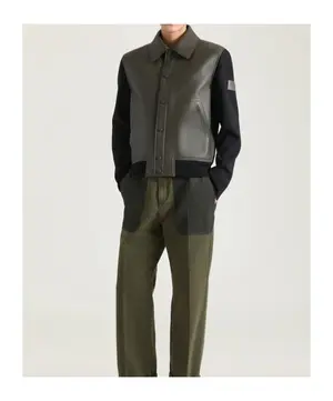 Givenchy Mix Material Blouson With Paris Patch