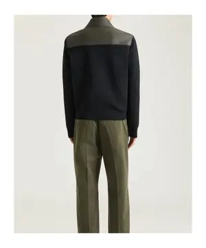 Givenchy Mix Material Blouson With Paris Patch