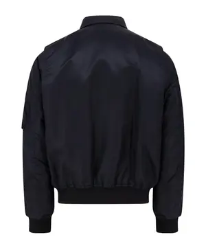 Celine Bomber Jacket In Nylon Twill
