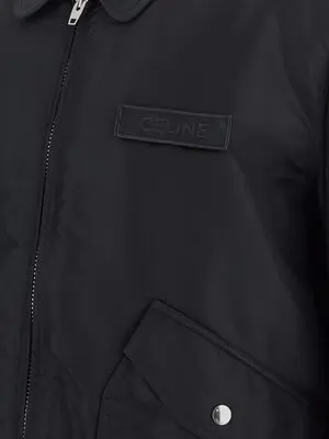 Celine Bomber Jacket In Nylon Twill