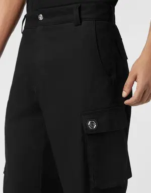 Philipp Plein Straight Cargo Fit Trousers