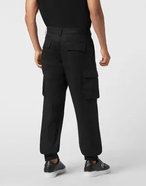 Philipp Plein Straight Cargo Fit Trousers