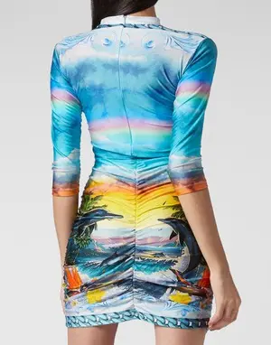 Philipp Plein Short Dress Hawaii