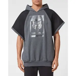PLEIN SPORT Hooded Sweatshirt Tiger - Darkgrey