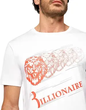 BILLIONAIRE T-shirt Round Neck - White