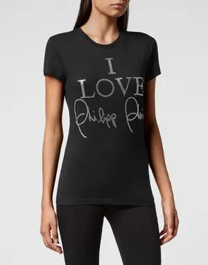 Philipp Plein T-shirt Round Neck Ss - Black