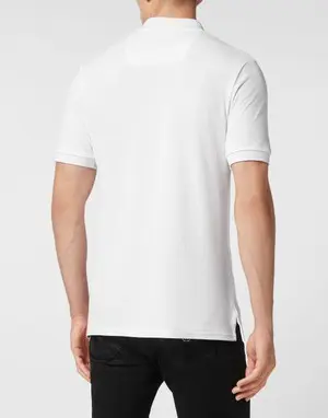 Philipp Plein Slim Fit Polo Shirt Ss Iconic Plein