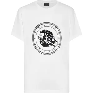 BILLIONAIRE T-shirt Round Neck Ss - White/black