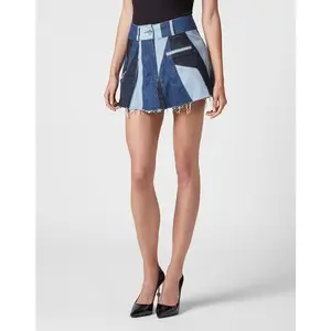 Philipp Plein Mini Skirt - Middleblue