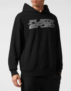 PLEIN SPORT Hooded Sweatshirt Tiger - Black