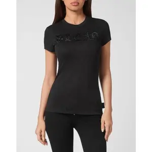 Philipp Plein T-shirt Round Neck Gothic Plein