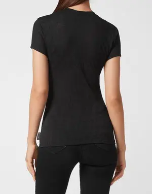 Philipp Plein T-shirt Round Neck Gothic Plein
