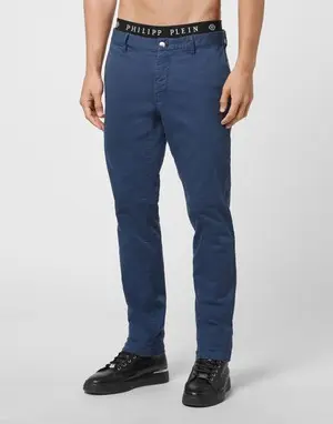 Philipp Plein Long Trousers Tailored - Navy