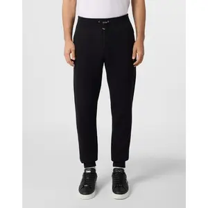 Philipp Plein Jogging Pants Jacquard Monogram - Black
