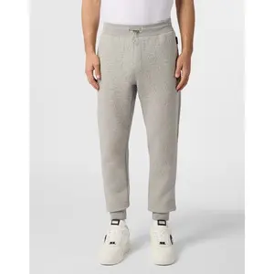 Philipp Plein Jogging Pants Jacquard Monogram - Grey