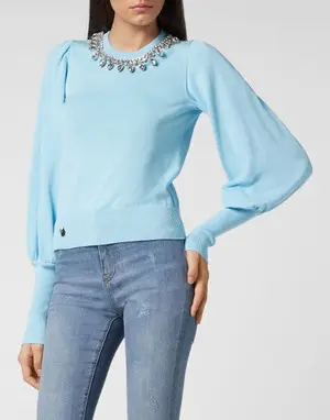 Philipp Plein Embellished Sweaters For Women