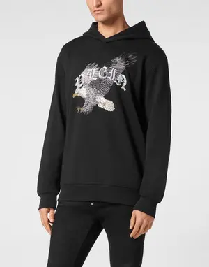 Philipp Plein Hooded Sweatshirt Eagle