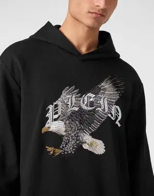 Philipp Plein Hooded Sweatshirt Eagle